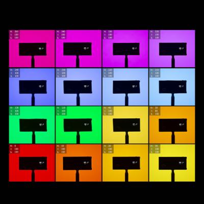 Cina la tasca di 3200k il Rgb HS-P12 ha condotto il video controllo mobile di APP di effetti della luce della luce 15 in vendita