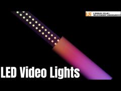 Full Color RGB LED Video Lights 16 Pixels DC24V With Rechargeable Battery
