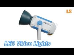Bright LED Video Lights 300X Pro 400W Integrated With Aluminum Shell