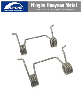 Cina 1.4mm Bright EPQ Wire Stainless Steel Wire Forming Double Torsion Spring For Vending Machine in vendita