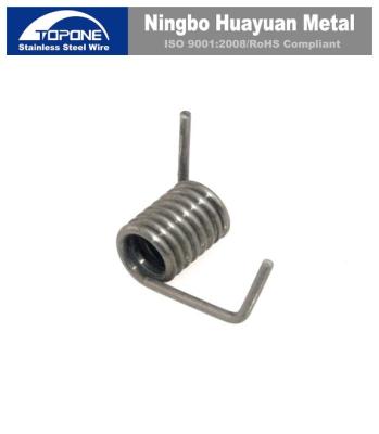 Cina 1.4mm Bright EPQ Wire Stainless Steel Wire Forming Double Torsion Spring For Vending Machine in vendita