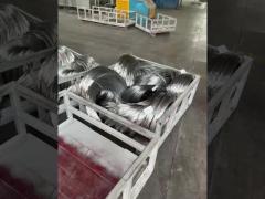 De Toponezeep bedekte 304 2.5mm de draad van de roestvrij staallente voor de gestalte gegeven de uitbreidingslente van de hangmatstoel met een laag