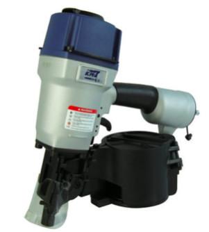 China Pneumatic coil nailer , air colil nail brad gun/stapler , CN90, Silver&Aluminum, 38.5*14.2cm for sale