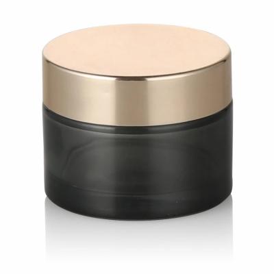 China factory price 50g green glass cosmetic jar for face cream 5g 10g 20g 30g 100g 200g Also Available for sale