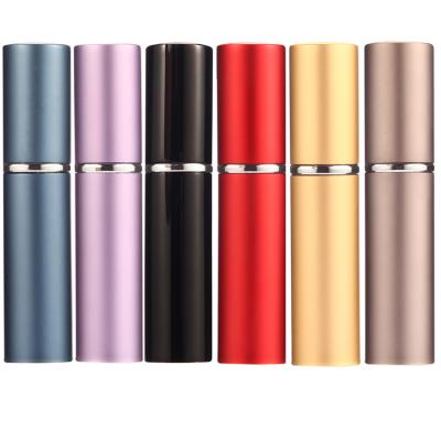 China Perfume Bottle Made By Aluminum Oxidation Surface Handling With Glass Body Material for sale