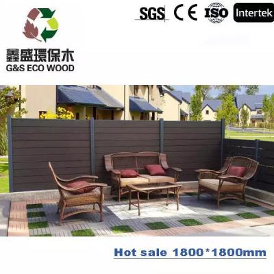 Cina Recinzione composita orizzontale di Panels Full Privacy del grano del recinto composito di legno del giardino in vendita