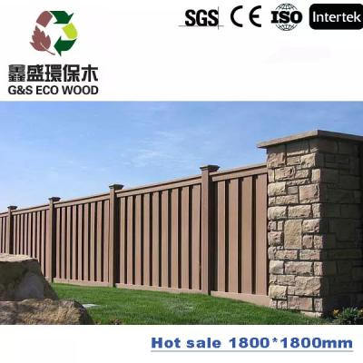 Cina Recinzione composita orizzontale di Panels Full Privacy del grano del recinto composito di legno del giardino in vendita