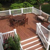 China WPC Composite Deck Railing Composite Decking And Balustrade Moistureproof for sale