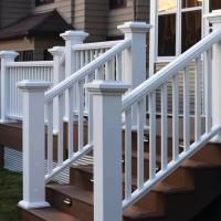 China WPC Composite Deck Railing Composite Decking And Balustrade Moistureproof for sale