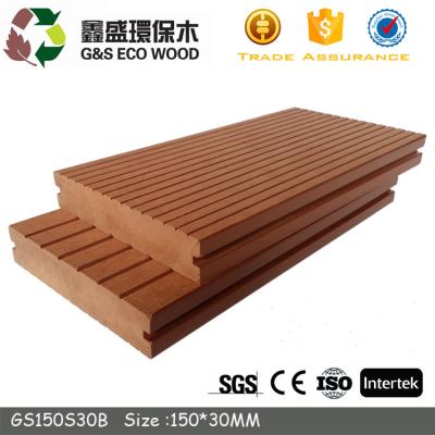 Cina La pavimentazione composita di plastica di legno riciclabile piastrella il Decking composito solido di 25mm x di 140 in vendita