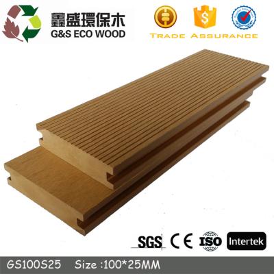 Cina 5M Outdoor Wood Polymer Decking solido di pavimentazione composito di 25MM X di 135 Wpc in vendita