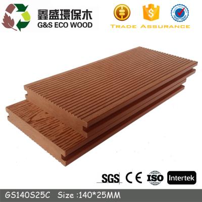 Cina 5M Outdoor Wood Polymer Decking solido di pavimentazione composito di 25MM X di 135 Wpc in vendita