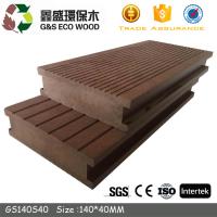China Swimming Pool Wpc Decking Tiles Waterproof Flooring Solid Core Composite Decking for sale