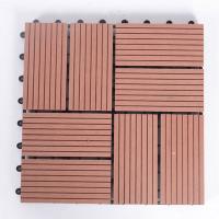 China 50mm Wood Plastic Composite Flooring Wpc Diy Decking Waterproof Interlocking Deck Boards for sale