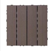 China 50mm Wood Plastic Composite Flooring Wpc Diy Decking Waterproof Interlocking Deck Boards for sale
