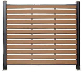 Cina 1.5M 1 recinto decorativo composito amichevole Panels di Panels Dampproof ECO del recinto di WPC in vendita