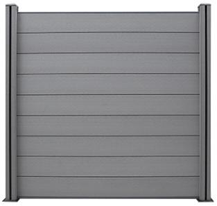 Cina 1.5M 1 recinto decorativo composito amichevole Panels di Panels Dampproof ECO del recinto di WPC in vendita