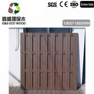 Cina Il recinto a stecche composito di plastica Panels WPC recinta Wood Plastic 200 x 200mm in vendita
