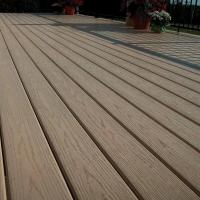 China Artistic Brown Eco Wood Composite Decking Co Extrusion Wpc Mildewproof for sale