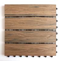 China WPC HDPE Diy Interlocking Deck Tiles Flooring Wpc Wood Plastic Composite Decking for sale