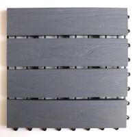 China WPC HDPE Diy Interlocking Deck Tiles Flooring Wpc Wood Plastic Composite Decking for sale