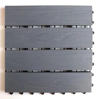 Cina La piattaforma di collegamento di Diy dell'HDPE di WPC piastrella la pavimentazione del Decking composito di plastica di legno di Wpc in vendita