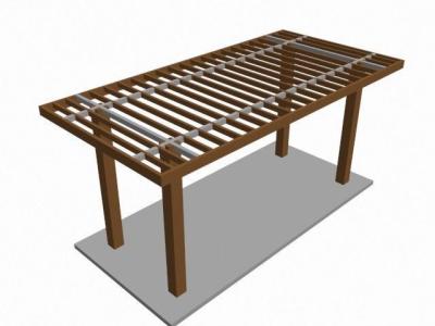 Cina Pergola moderna composita di plastica della sequoia di WPC della piattaforma di legno composito impermeabile della pergola in vendita