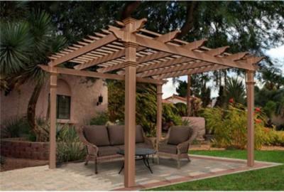 Cina Anti pergola 100% materiale di legno di corrosione 5.4M WPC riciclato in vendita