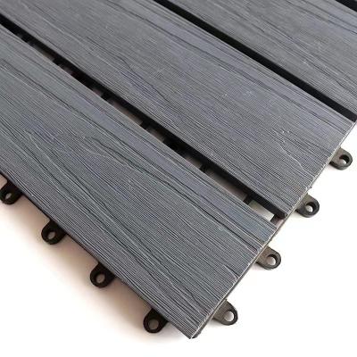 Cina Le mattonelle a prova d'umidità di Decking di Wpc impermeabilizzano la pavimentazione dei bordi di piattaforma compositi di Diy in vendita