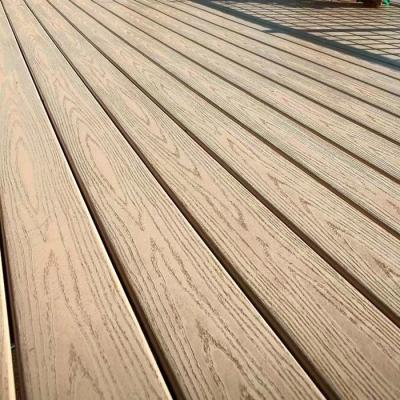 China 150 X 35mm Fireproof  Wpc Fence Panel Co Extrusion Composite Decking  Dampproof for sale