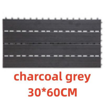 Cina Il solido di Decking del caffè WPC DIY di 60CM X di 30 ha riciclato i bordi di plastica di Decking in vendita
