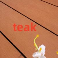 China Solid 140 X 25MM Decking Wood Plastic Composite WPC Coextruded Decking Recyclable for sale