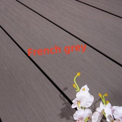 China Traditional WPC Hollow Decking Mildew Proof Plastic Composite Deck Boards SGS for sale