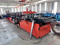China PLC Control Full Automatic C Purlin Forming Machine With 0.3-0.8mm Rolling Thickness for sale