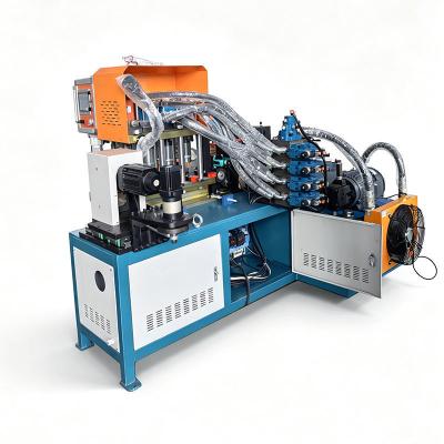 China Howann Model 100-12 Heavy-Duty Dual-Head High-Speed Automatic Pipe Clamp Making Machine with Multifunctional Strip Punching & 8-Station Bending for sale