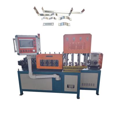 China Howann Multi-Axis Servo Synchronization Pipe Clamp Making Machine with Inline Punching & Shearing and Rigid 3.5-Ton Frame for sale