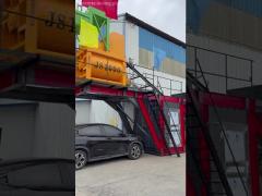 75m3h Mobile Concrete Batching Plant High Efficiency Solution