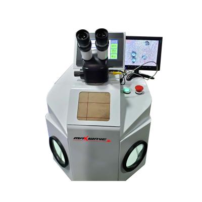 Cina saldatore a punti dei gioielli del microscopio della macchina 10x della saldatura a laser di 90J YAG in vendita