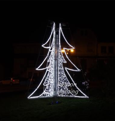 China Pole mounted led christmas tree decoration for sale