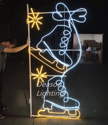 China Christmas decoration light on pole for sale