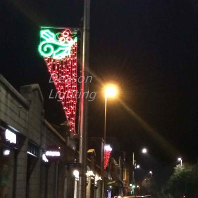 China christmas 2d pole light motif for sale