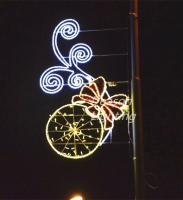 China LED Christmas Motif Light Pole Decoration 40W 1.5m x 1m Customizable IP65 Outdoor for sale