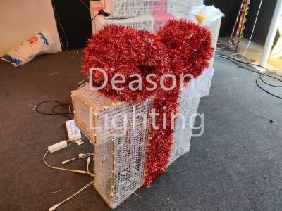 China Lighted christmas gift boxes for sale