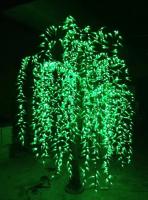 China LED Weeping Willow Tree Light 2.6m Height 1944 LEDs Outdoor Garden Decoration for sale