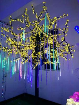 China LED Meteor Shower Rain Lights Christmas Decoration 80cm 220V IP65 Copper Wire for sale