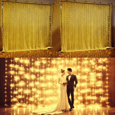 China LED Curtain Light 3x3m 900 LEDs Wedding Party Decoration 54W IP44 for sale