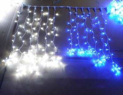 China Decorative LED curtain star string lights for Christmas decoration for sale