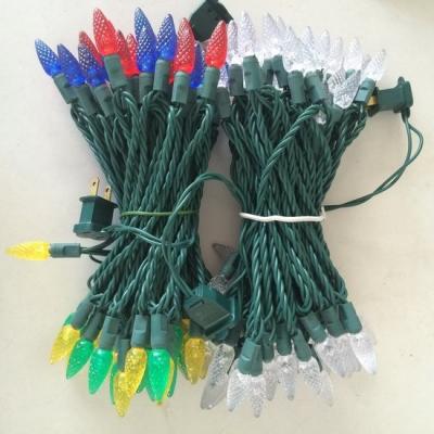 China led christmas string lights c6 for sale