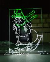China Giant outdoor wire lighted snowman   snowman lighted outdoor christmas decorations for sale