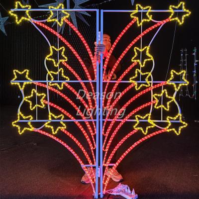 China decorative street light pole led christmas lights for sale